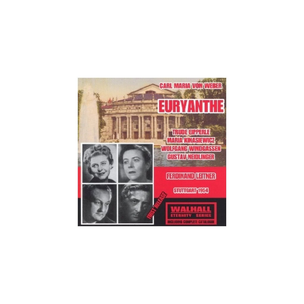 Диск Carl Maria Von Weber: Euryanthe (1954) feat. Trude Eipperle, Maria Kinasiewicz, Wolfgang Windgassen a.m. (2 CD)