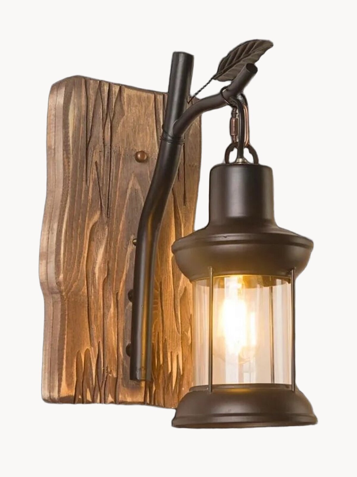 Настенный светильник Clear Lighting, лофт, имитация керосина, E27