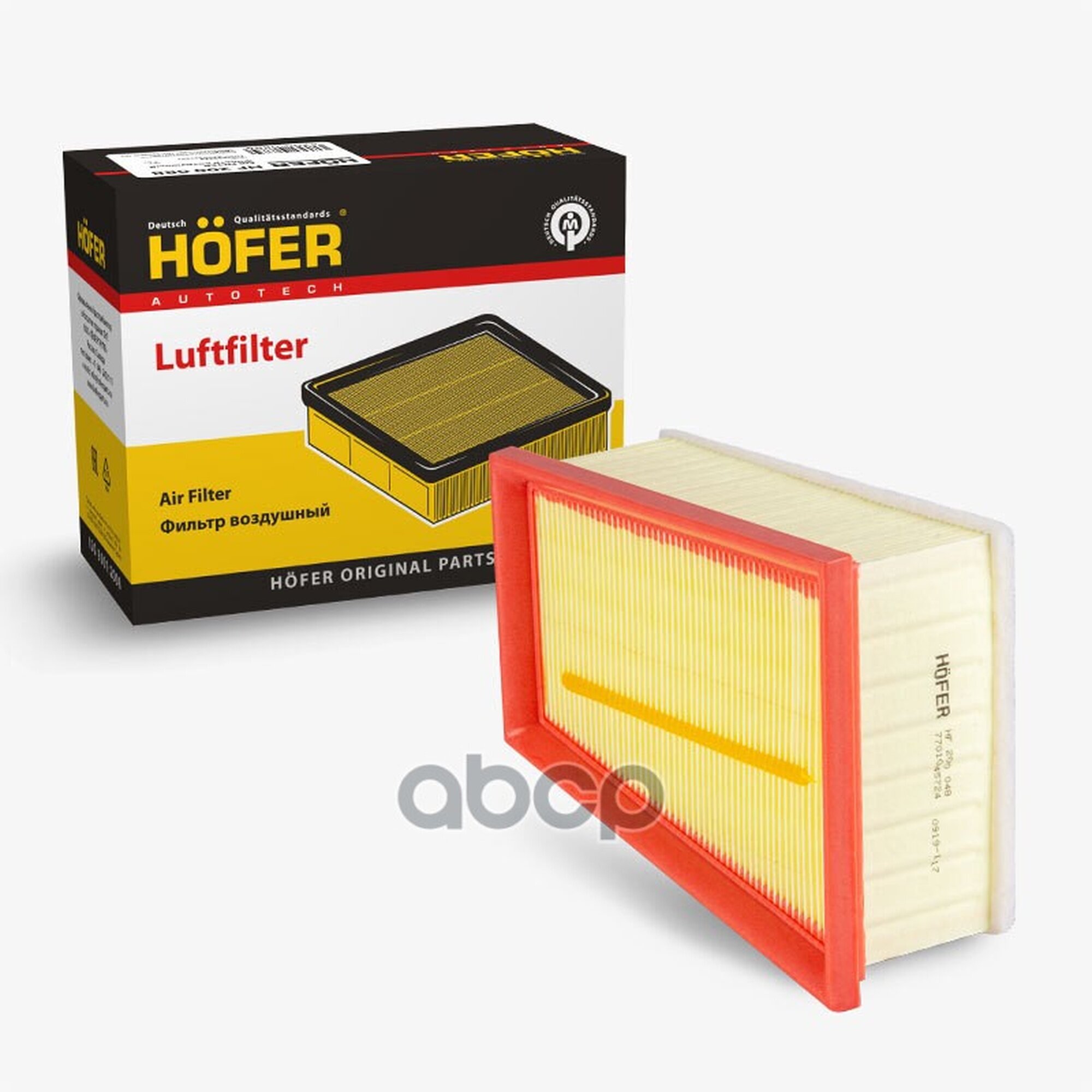 Фильтр воздушный HOFER ВАЗ Lada Largus 16V (без сетки) HOFER арт. HF200088