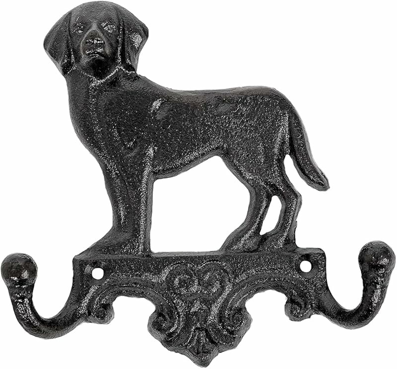 Чугунные винтажные настенные крючки для собак