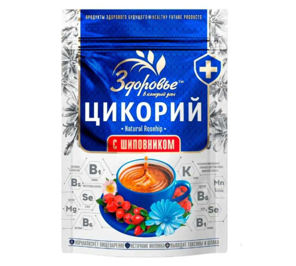 Вокруг света Цикорий Здоровье, гранулированный, с шиповником 85 г