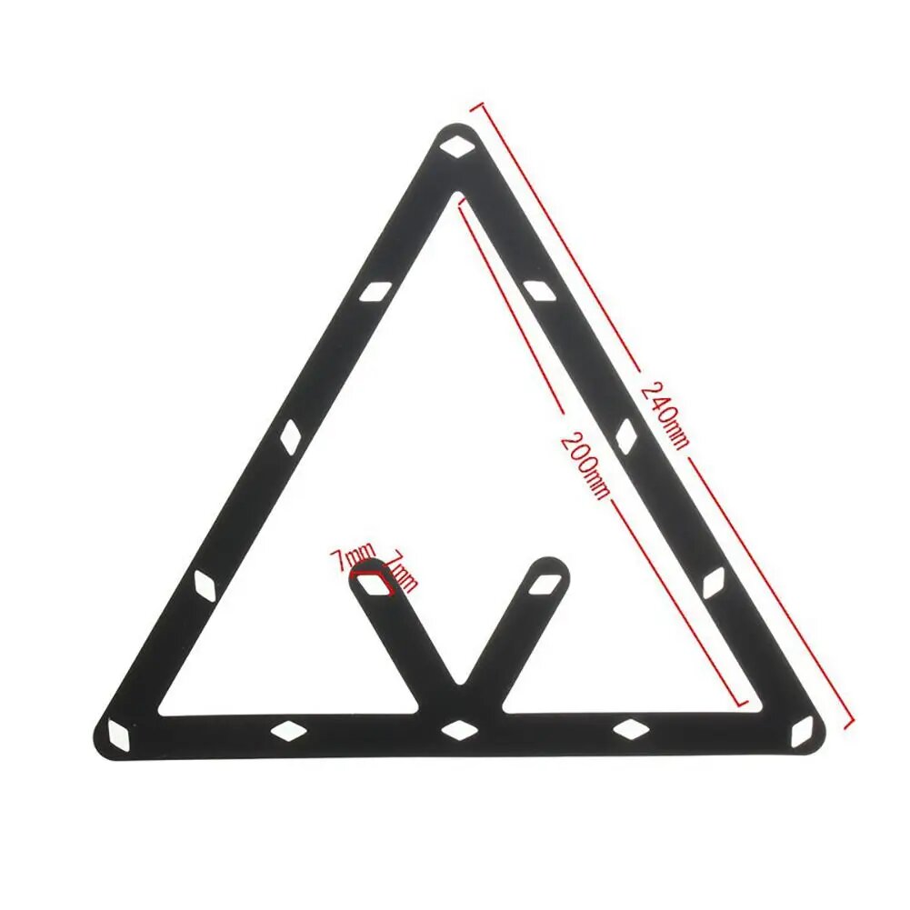 6 шт, волшебный невидимый стеллаж для бильярдного бассейна, 8, 9, 10 шариков, инструмент для бильярдного зала, индивидуальный аксессуар для домашней игры