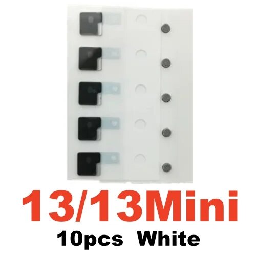 10 шт. сетка для микрофона задней камеры для iPhone 12 Pro Max 13 11 14 Plus, 10x 13 13Mini white