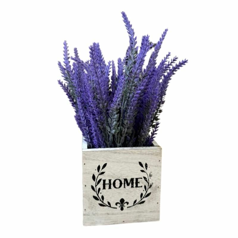 Цветочное украшение в европейском стиле с имитацией ретро-лаванды B