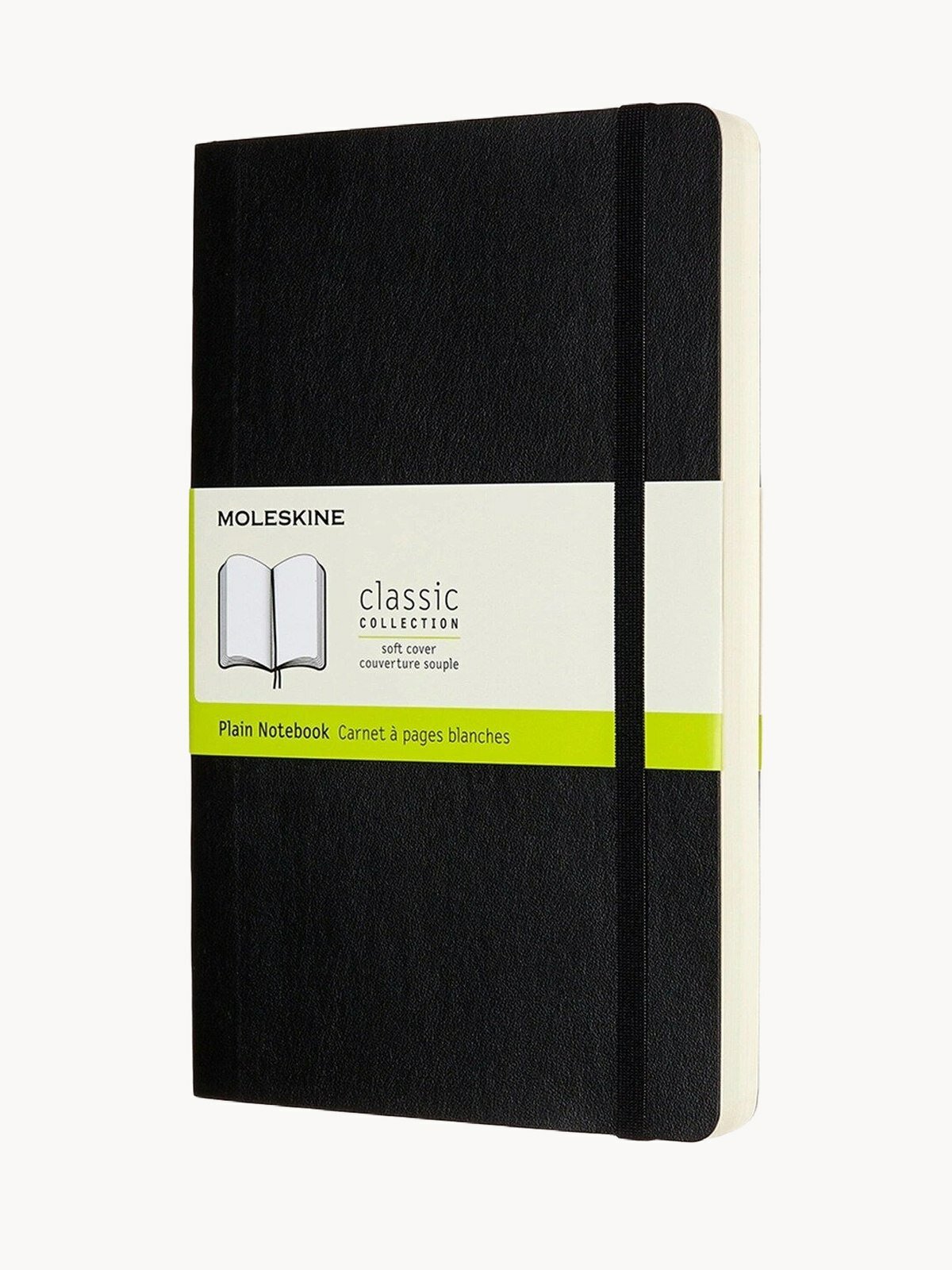 Блокнот Moleskine Classic Soft Expanded QP618EXP Large 130х210мм, 400стр, нелинованный, мягкая обложка, черный