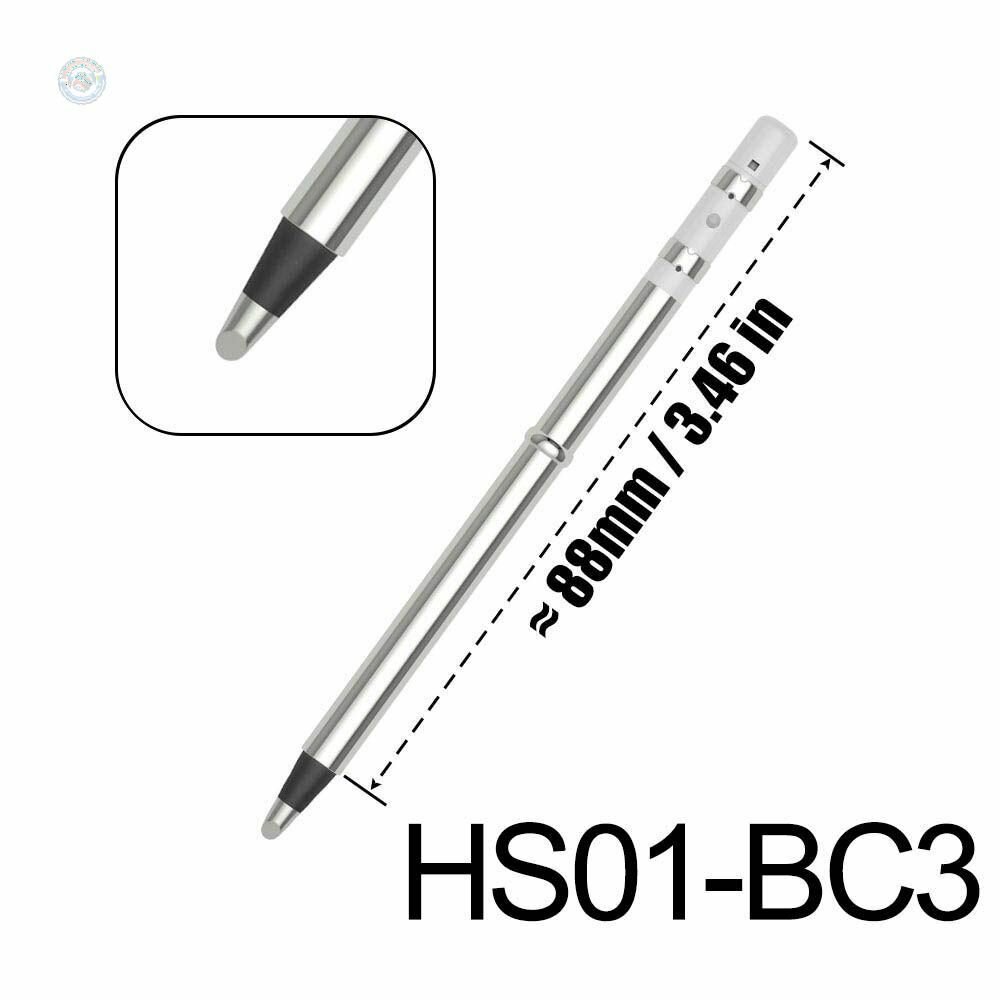 Аксессуар для пайки QUECOO HS01, комплект сменных насадок и держателей для паяльника, универсальный набор для ремонта электроники