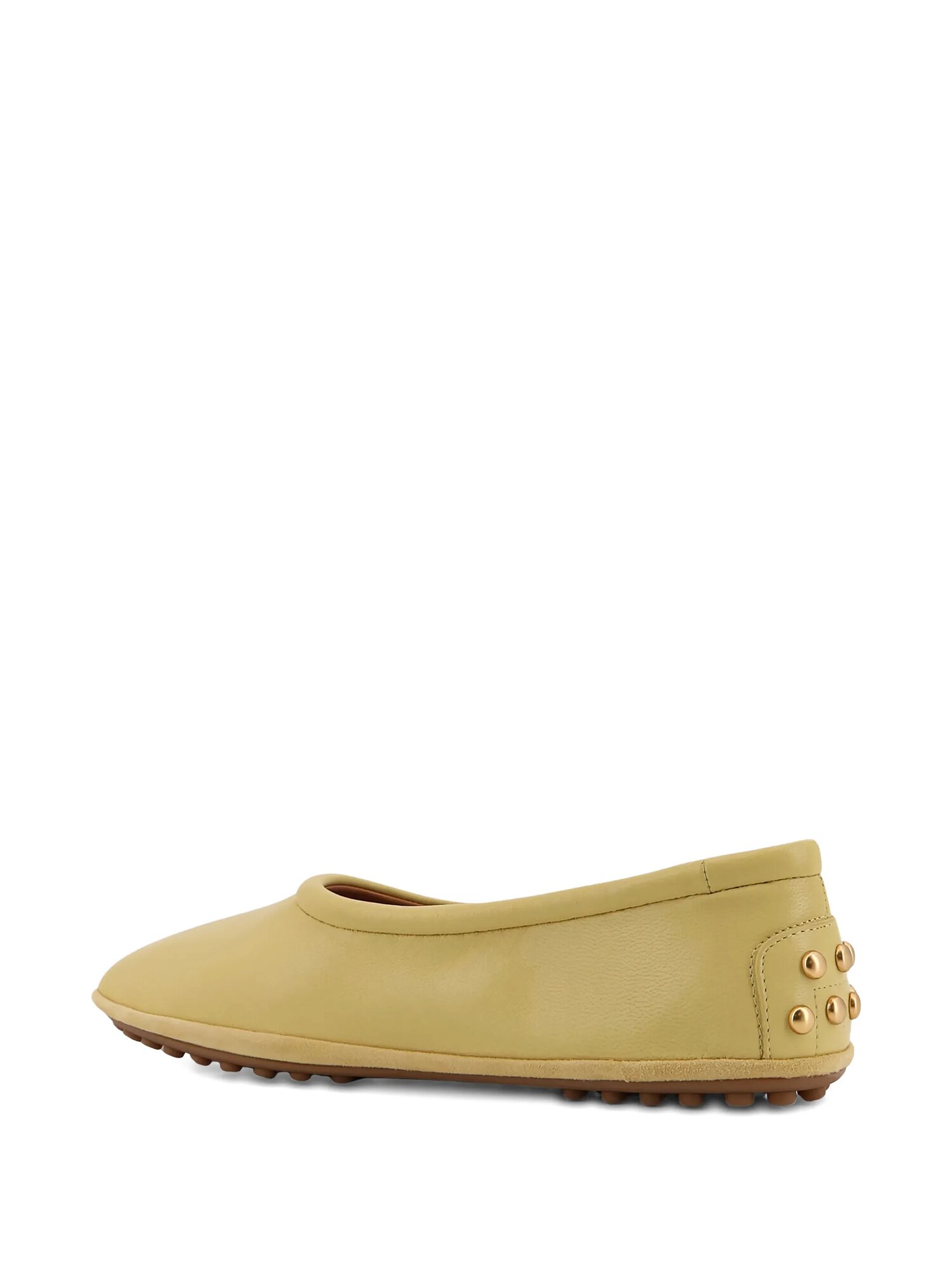 Балетки Tod's Studded ballet flats, размер 38, yellow — фото 1