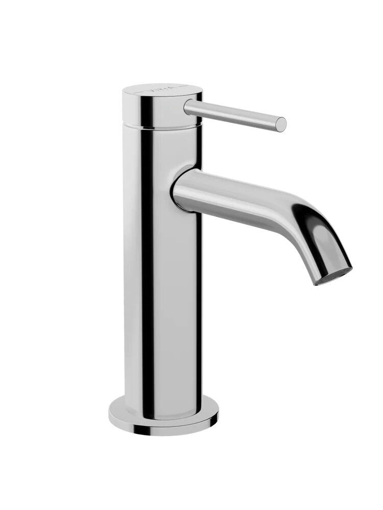 Смеситель для раковины VitrA Minimax Round A43530EXP хром, глянцевый, кран для ванной в раковину, из латуни, рычажный, с керамическим картриджем