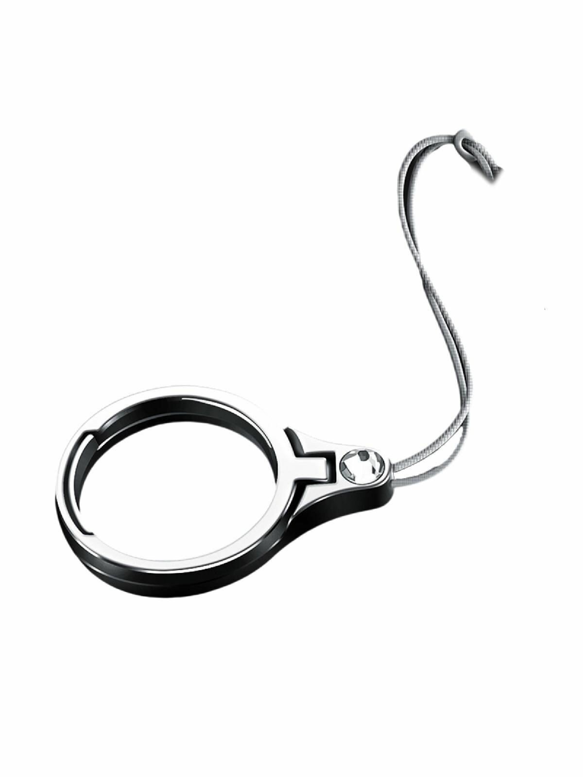 Шнурок для телефона, Держатель кольца для шнурка для мобильного телефона-Guyue Silver-с бриллиантом