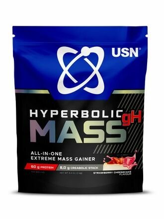 ЮСН Гейнер, USN Hyperbolic Mass, 2000 г, клубника