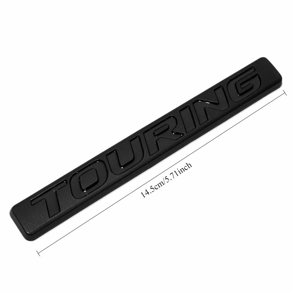 3D ABS черный хром для Accord Touring крышка багажника логотип значок табличка с touring black 145mm