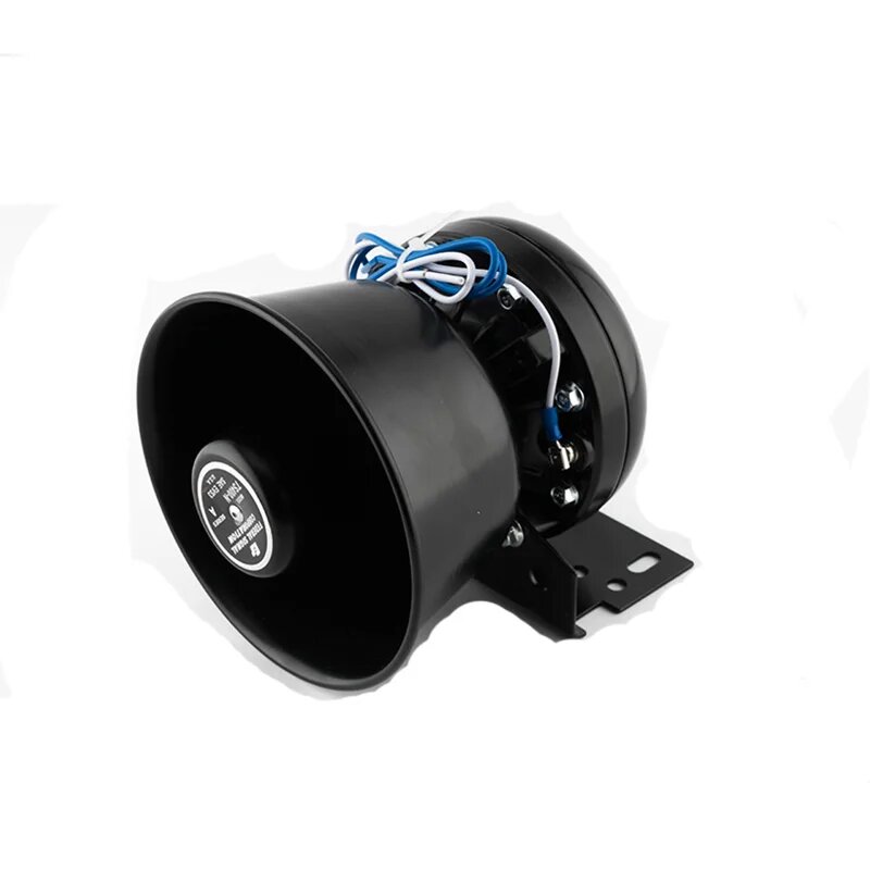 Автомобильный звуковой сигнал 300W, черный, круглое отверстие
