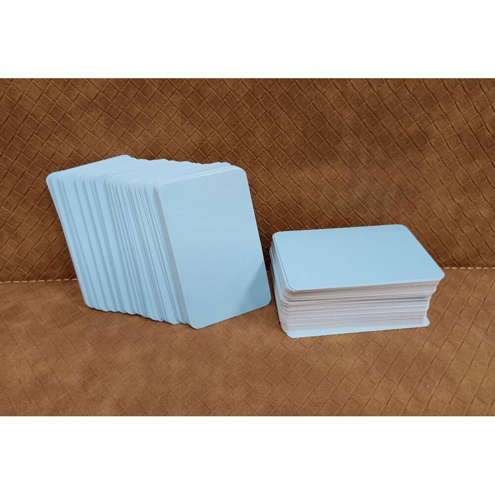 Карточки для записи иностранных слов (200 шт. : 8,7х5,2 см), Голубые