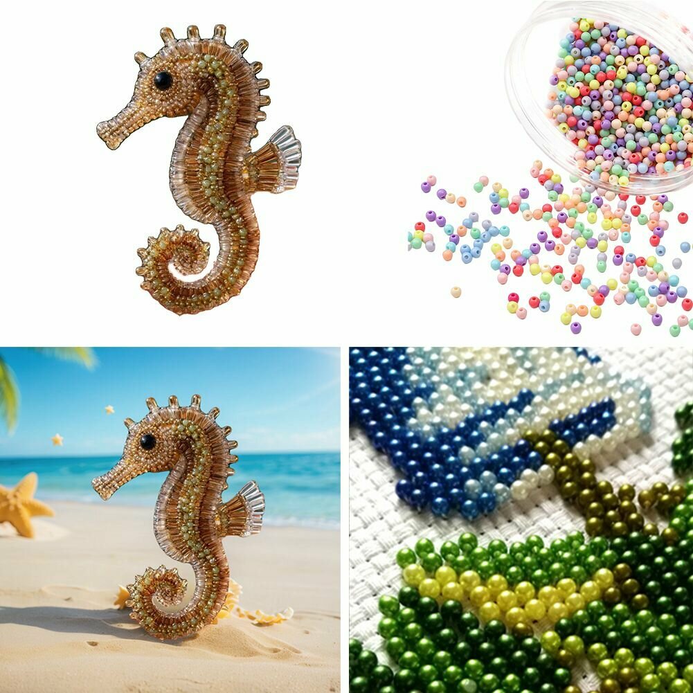 Набор для вышивки бисером с 3D эффектом, подходит для взрослых и детей