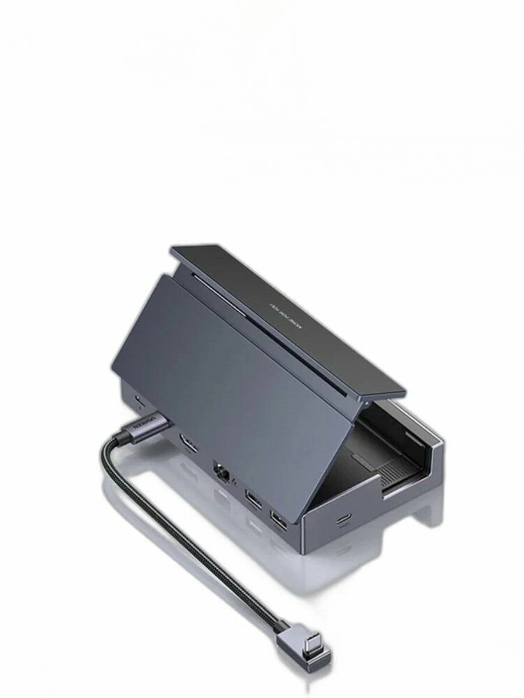 UGREEN Док-станция для игровой приставки UGREEN CM800 6 в 1 Steam Deck Dock 75126 Серый