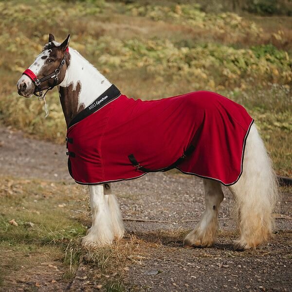 Попона флисовая сушильная с воротником (размер 155)