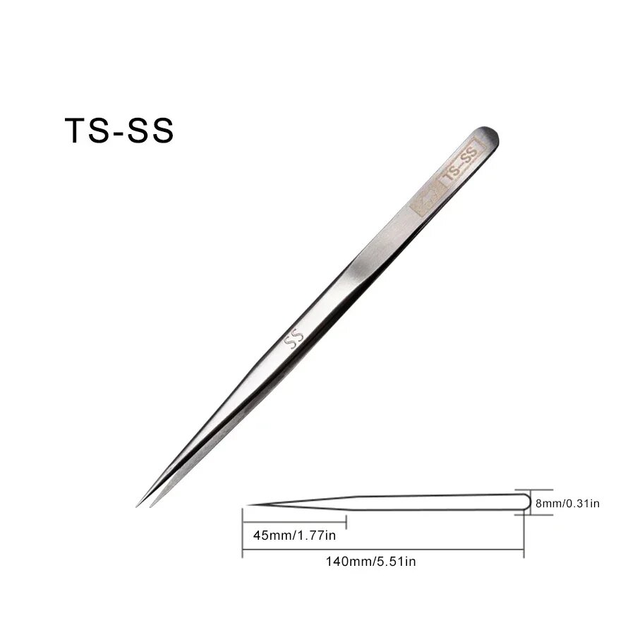 Пинцет TS-SS из нержавеющей стали 140 мм