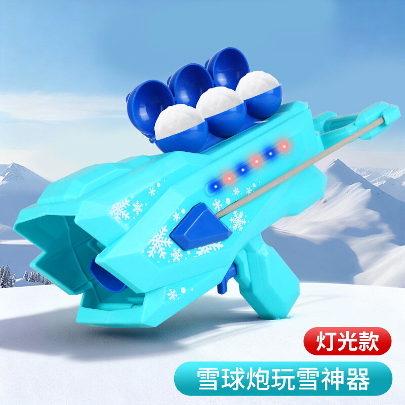 Детский снежный пусковой пистолет, инструмент для игры в снег, зажим для снежков, оборудование для снежной битвы