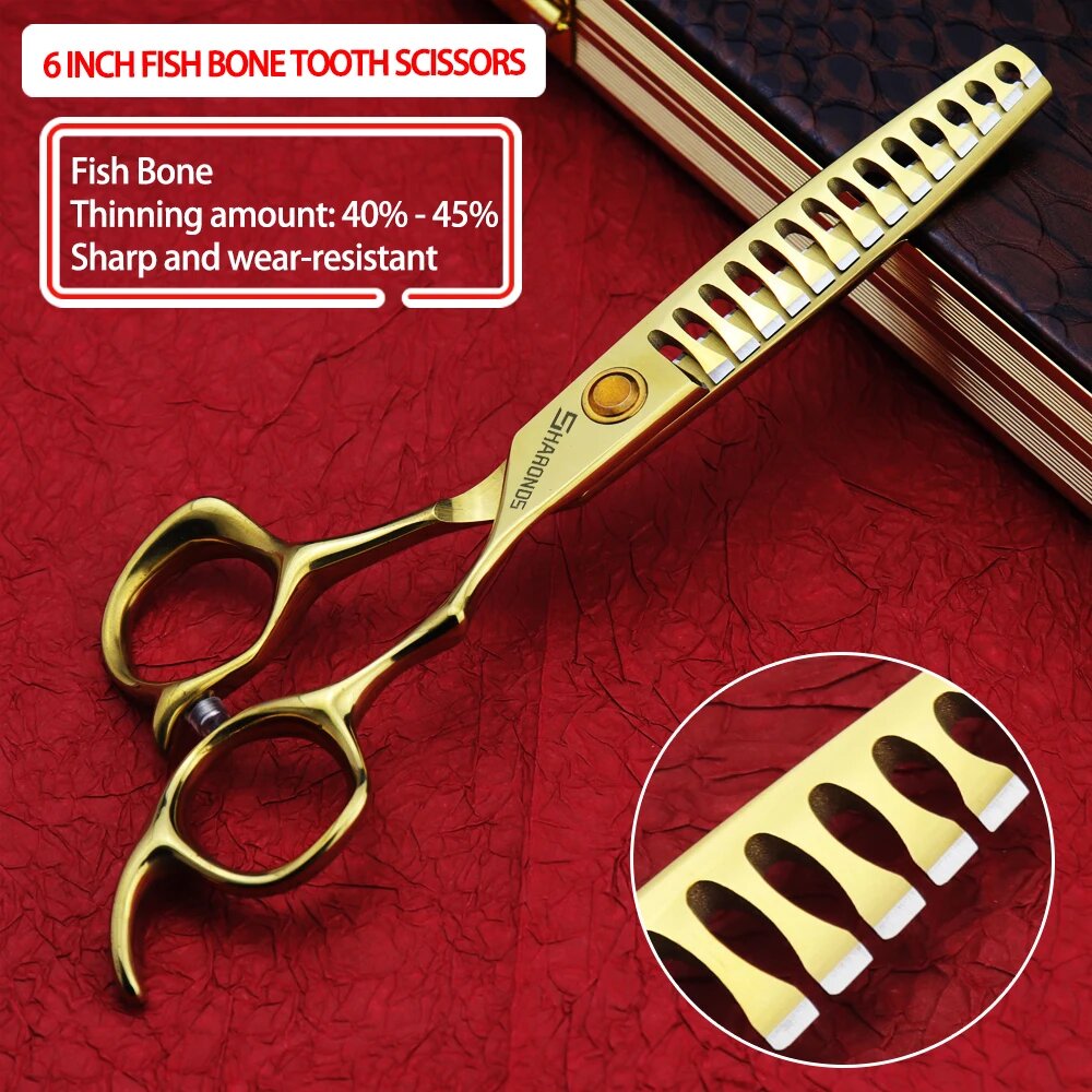 SHARONDS Профессиональные ножницы для волос 6 дюймов 6 inch thin 40-45