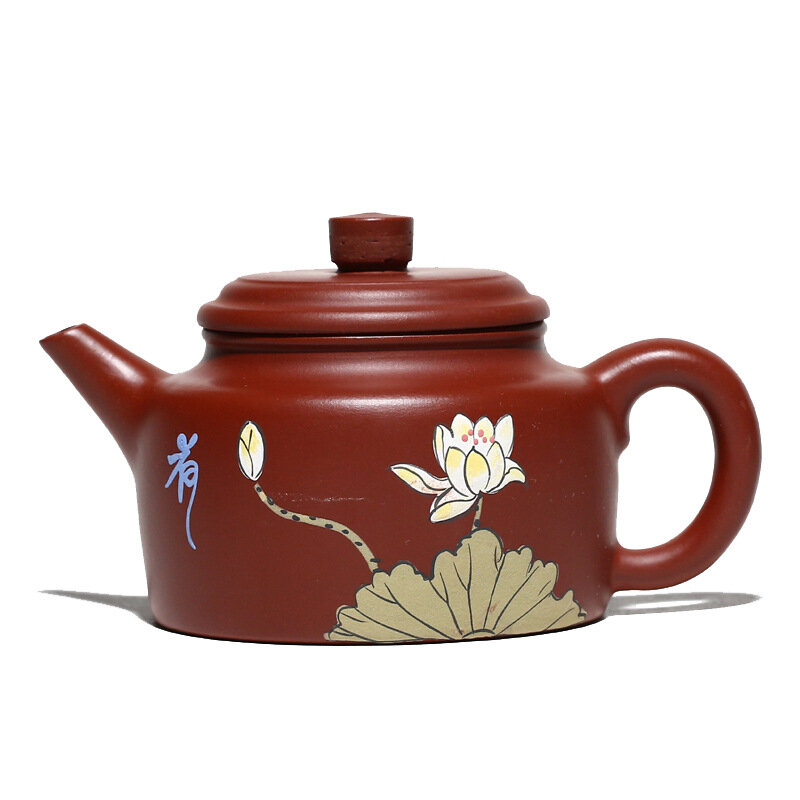 Чайник из оригинальной руды Ясин Дахунпао из фиолетовой глины, чайник Лотос Дэчжун, чисто ручная работа, набор для кунг-фу чая, одна штука, дропшиппинг