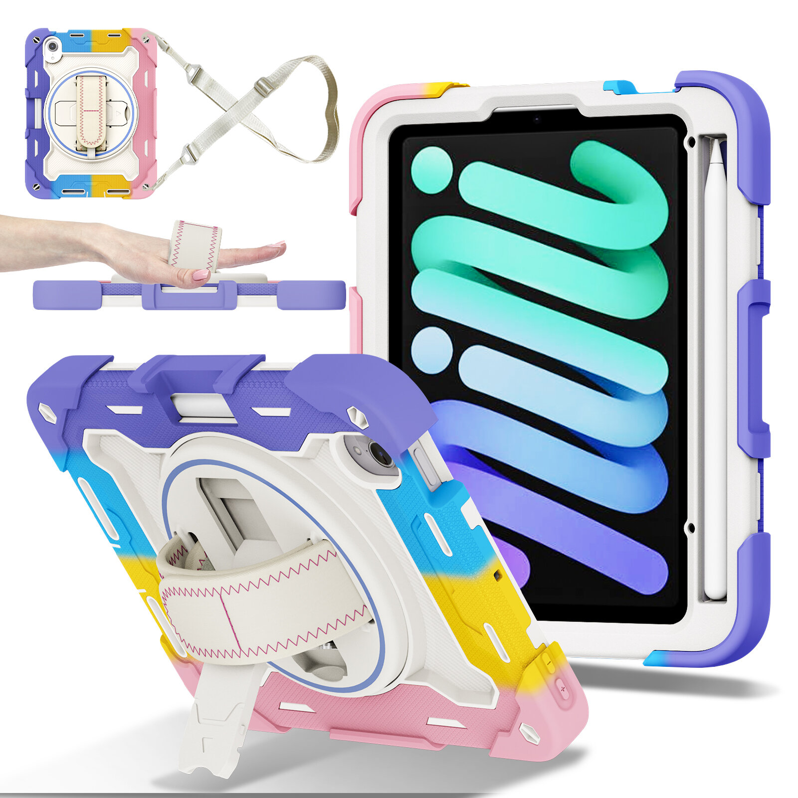 Чехол для iPad mini 7 / iPad Mini 7th Gen A17 Pro и iPad mini 6
