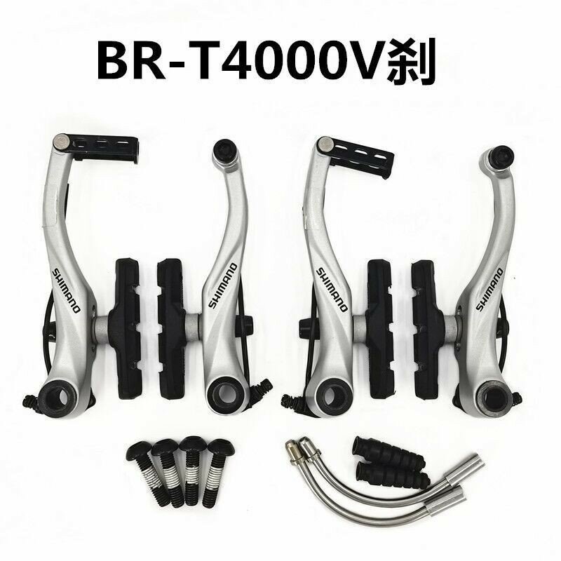 Тормоз SHIMANO T4000V, тормоз M422V, передний и задний комплект, складной горный велосипед, плоская ручка, рычаг тормоза T4000