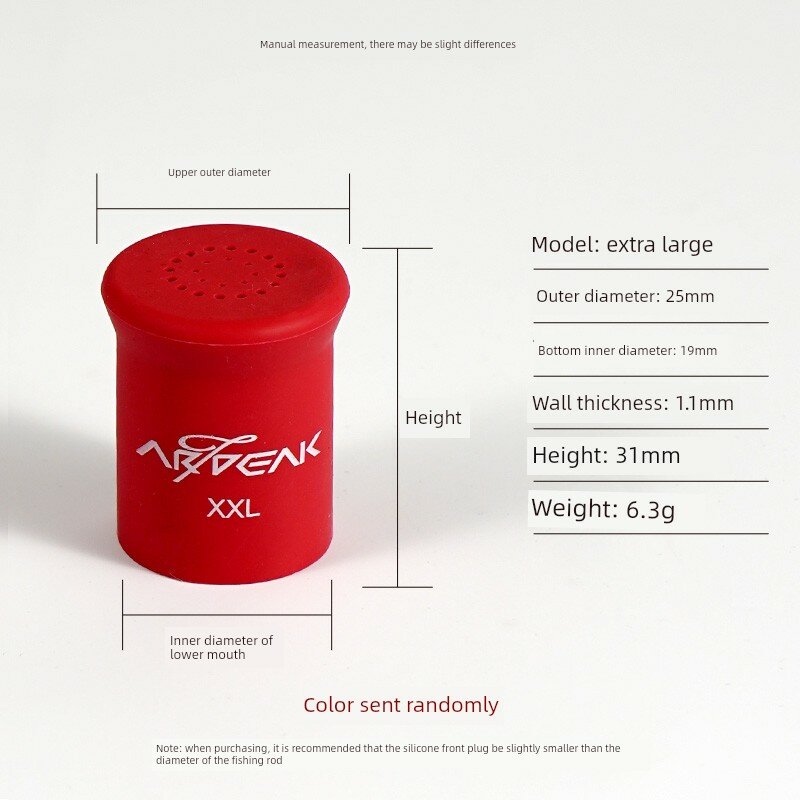 Силиконовый дышащий колпачок для удилища, защитный чехол для удилища, фиксирующее кольцо, ограничитель для удилища,