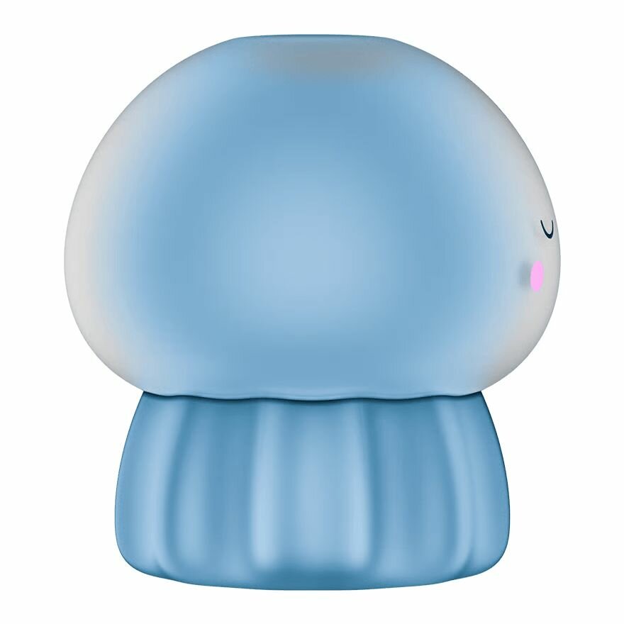 Голубой вакуумный стимулятор клитора в форме медузы Satisfyer Jelly-cious