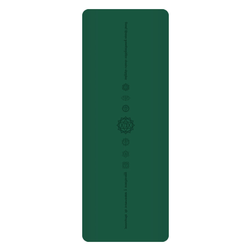 Белый коврик для йоги из искусственной кожи PU с натуральным каучуком - изготовленный на заказ, нескользящий, впитывающий пот фитнес-коврик, персонализированный танцевальный коврик в различных цветах.