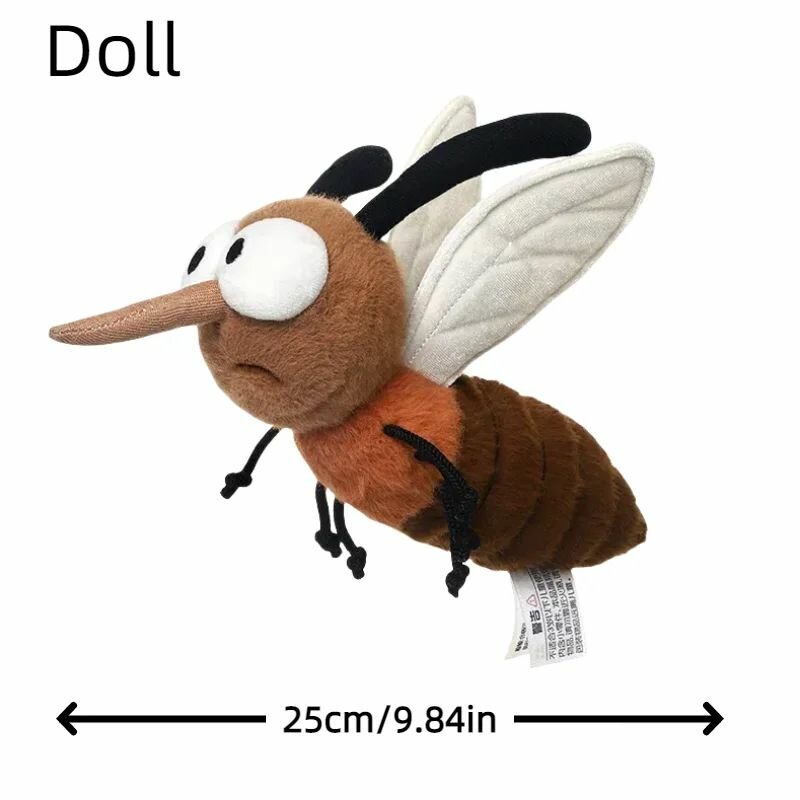 25-сантиметровая летняя забавная креативная плюшевая игрушка от комаров, подарок детям на день рождения
