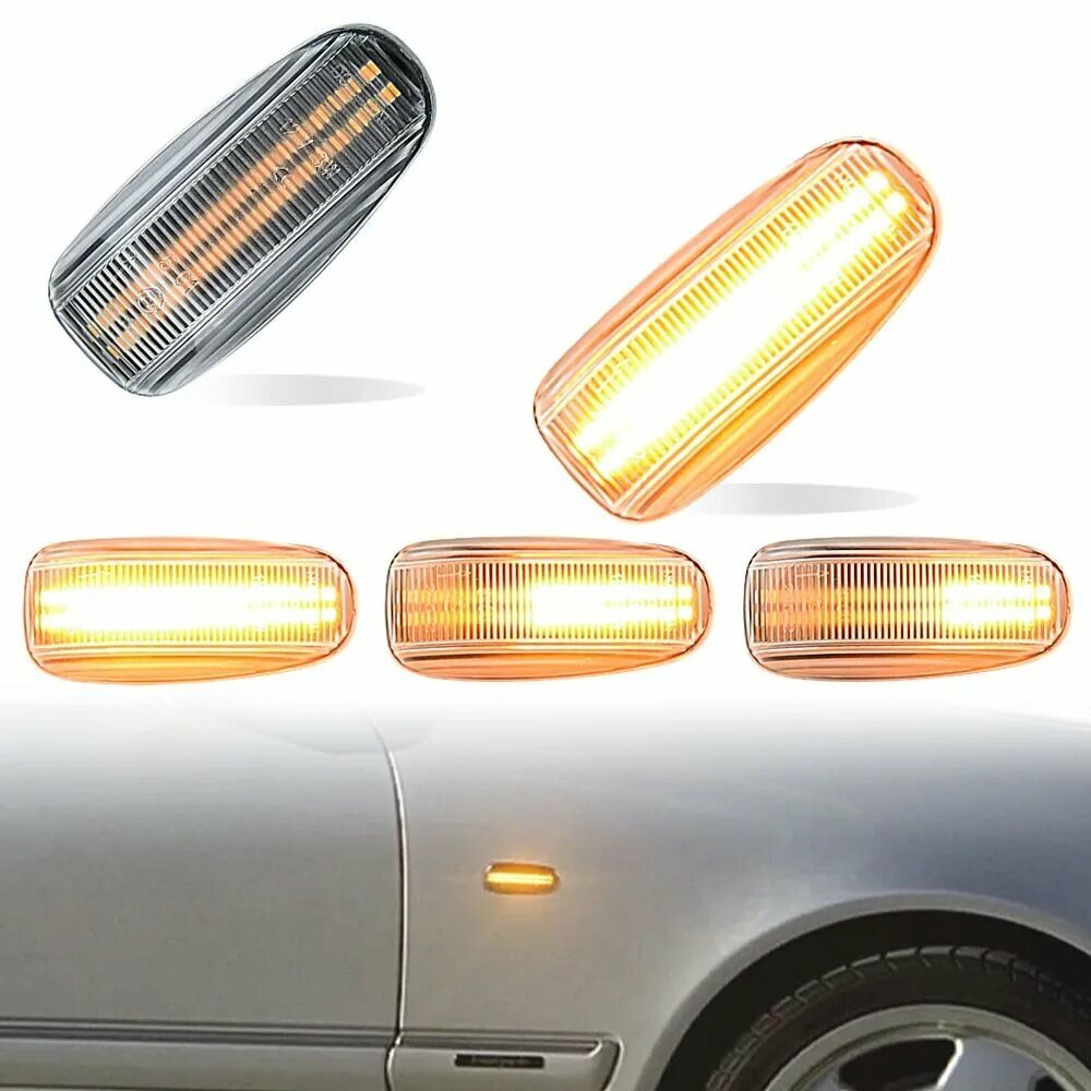 Фары автомобильные, 2 шт, арт. Для Mercedes-Benz C W202 E W210 CLK W208 Vito W638 SLK R170