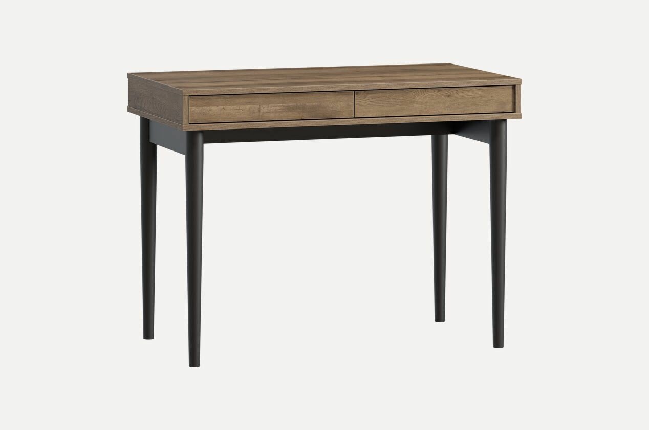 Письменный стол с ящиками Divan.ru Эльси-1 Тобакко, 100х55х76 см, коричневый