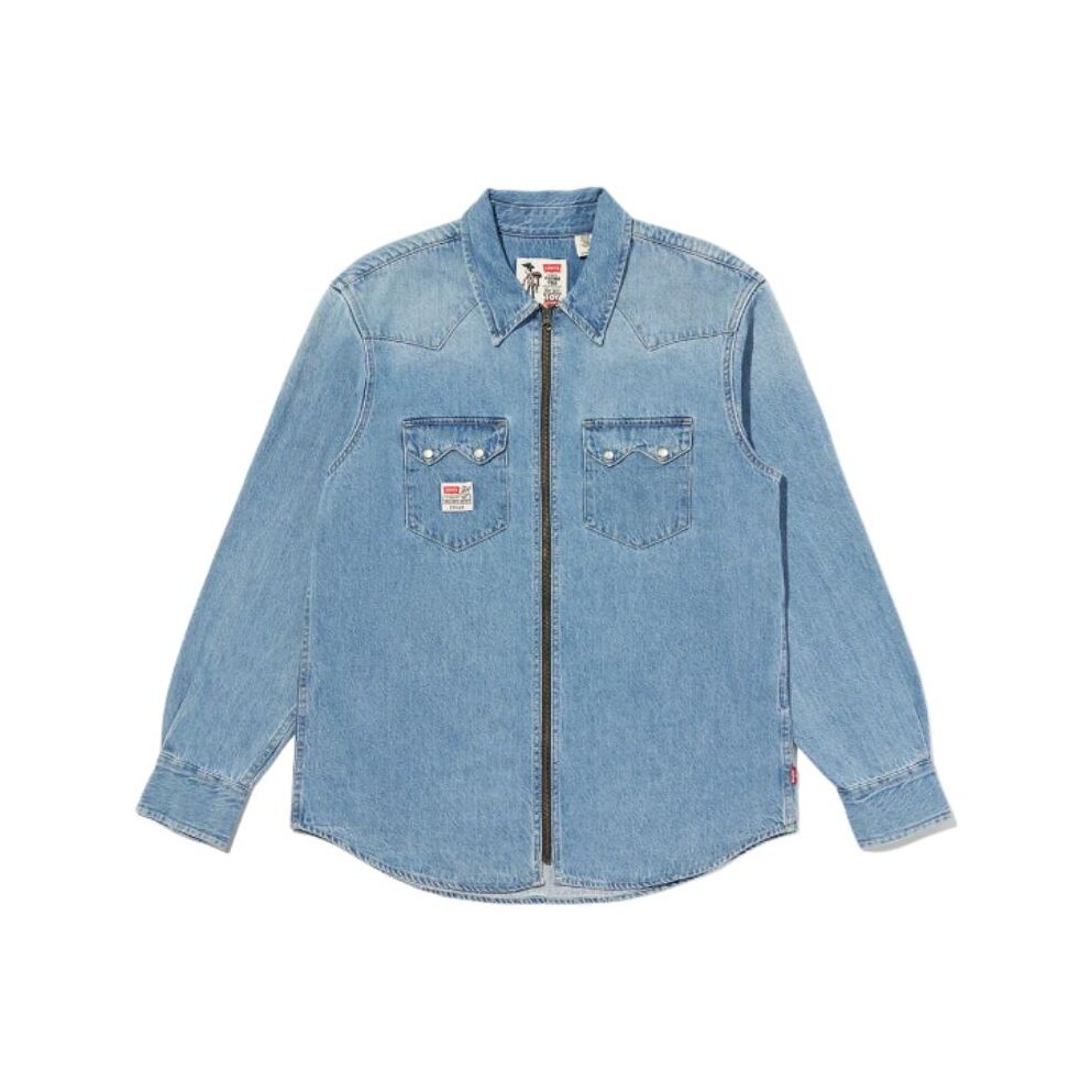 Рубашка Levi's, размер S, cиний — фото 1
