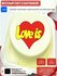 Бенто-торт Love Is. красный бархат клубника