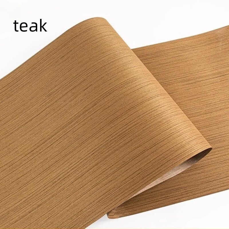 Виниры для дверей, деревянные, 2.5 м x 58см, белый дуб и чёрный ореховый шпон