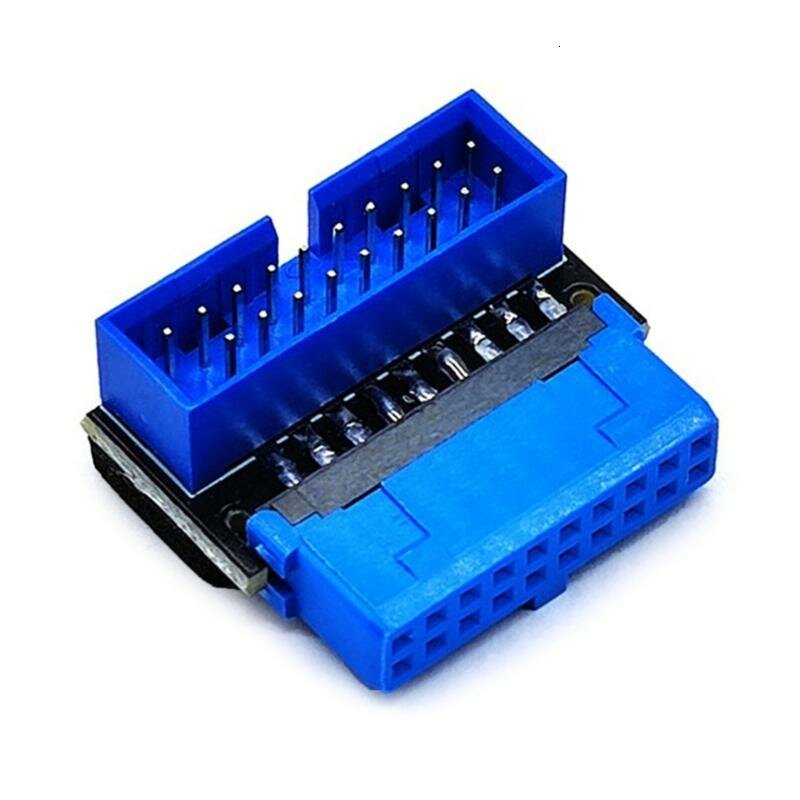 Адаптер для USB3.2 Gen1 19/20 пин, 90 градусов, Наклоняйся вверх