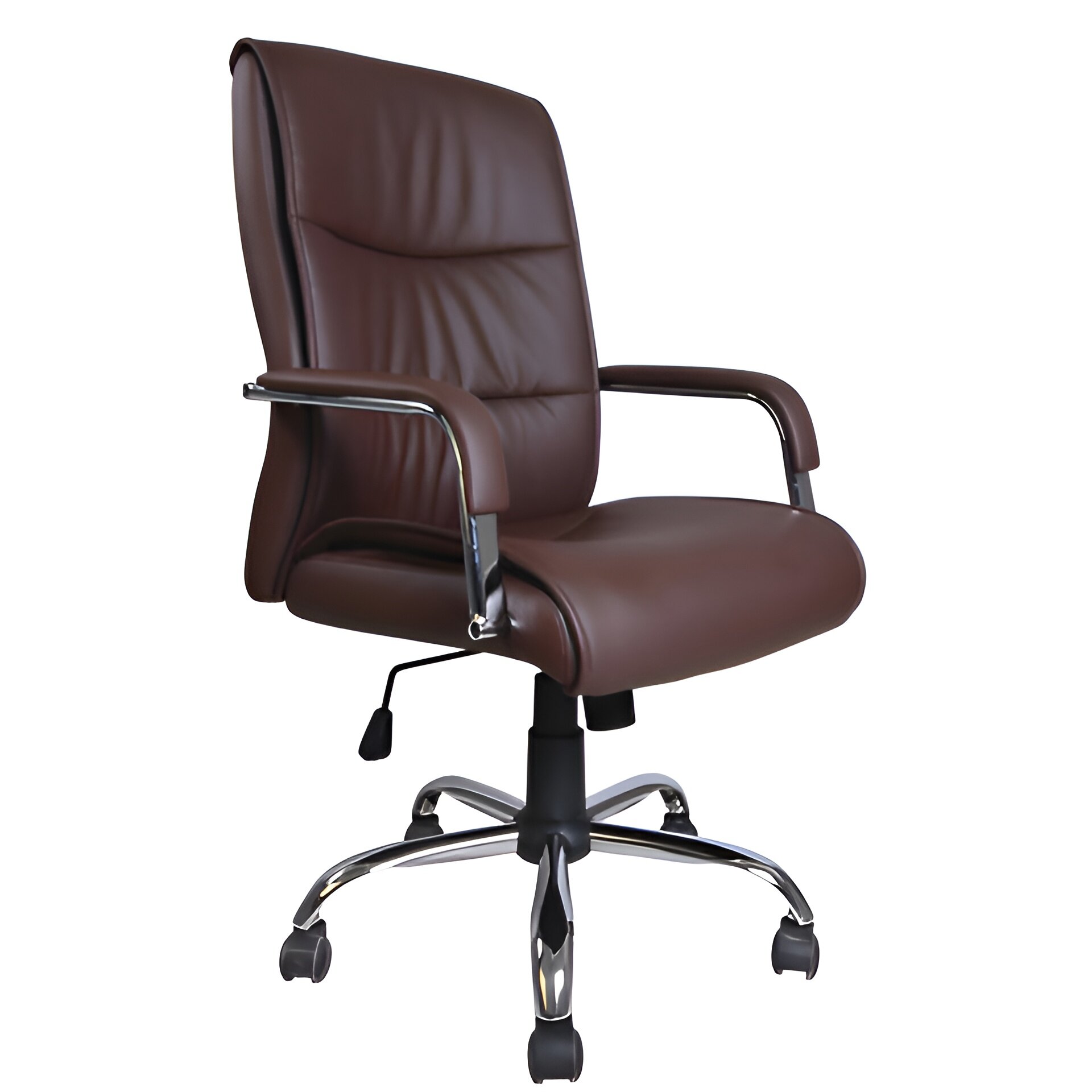 Кресло компьютерное Brabix Space EX-508 brown, экокожа, 120 кг