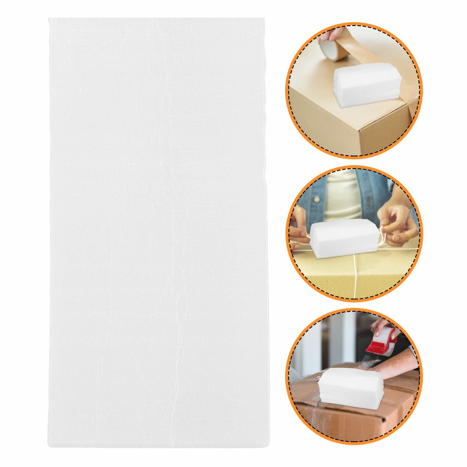 Упаковочные мягкие белые пенопластовые пакеты для хрупких изделий, 100 шт, для транспортировки