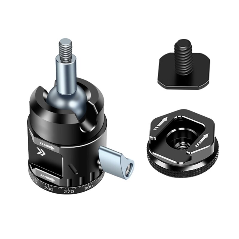 Малый карданный подвес с холодным башмаком с тремя головками, универсальный сферический карданный подвес