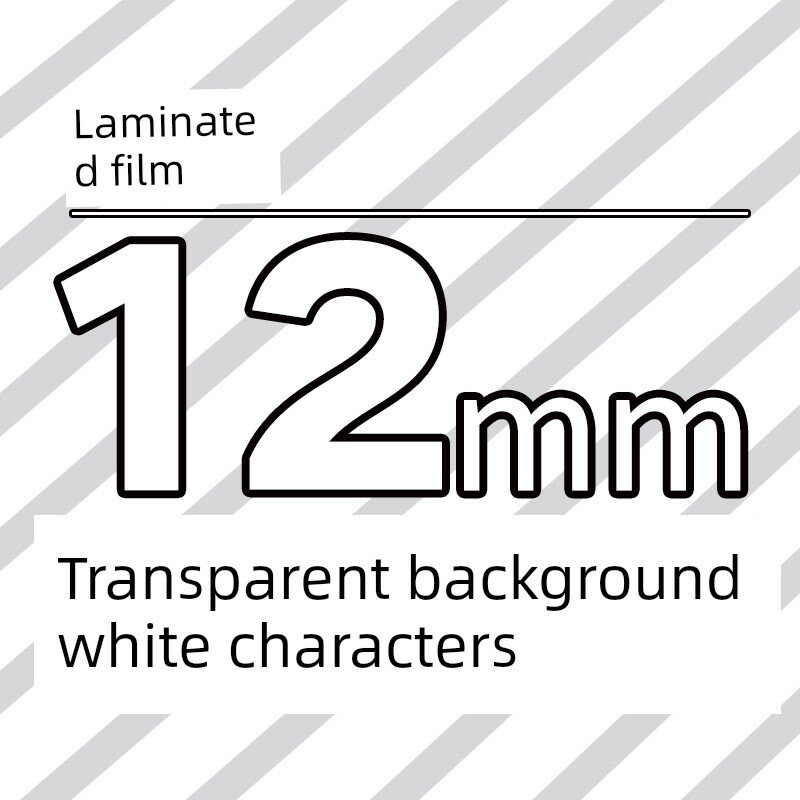 Лента PUTY подходит для этикеточных принтеров Brother, ламинированные ленты для принтеров этикеток 12 мм, 6, 9, 18, 36,