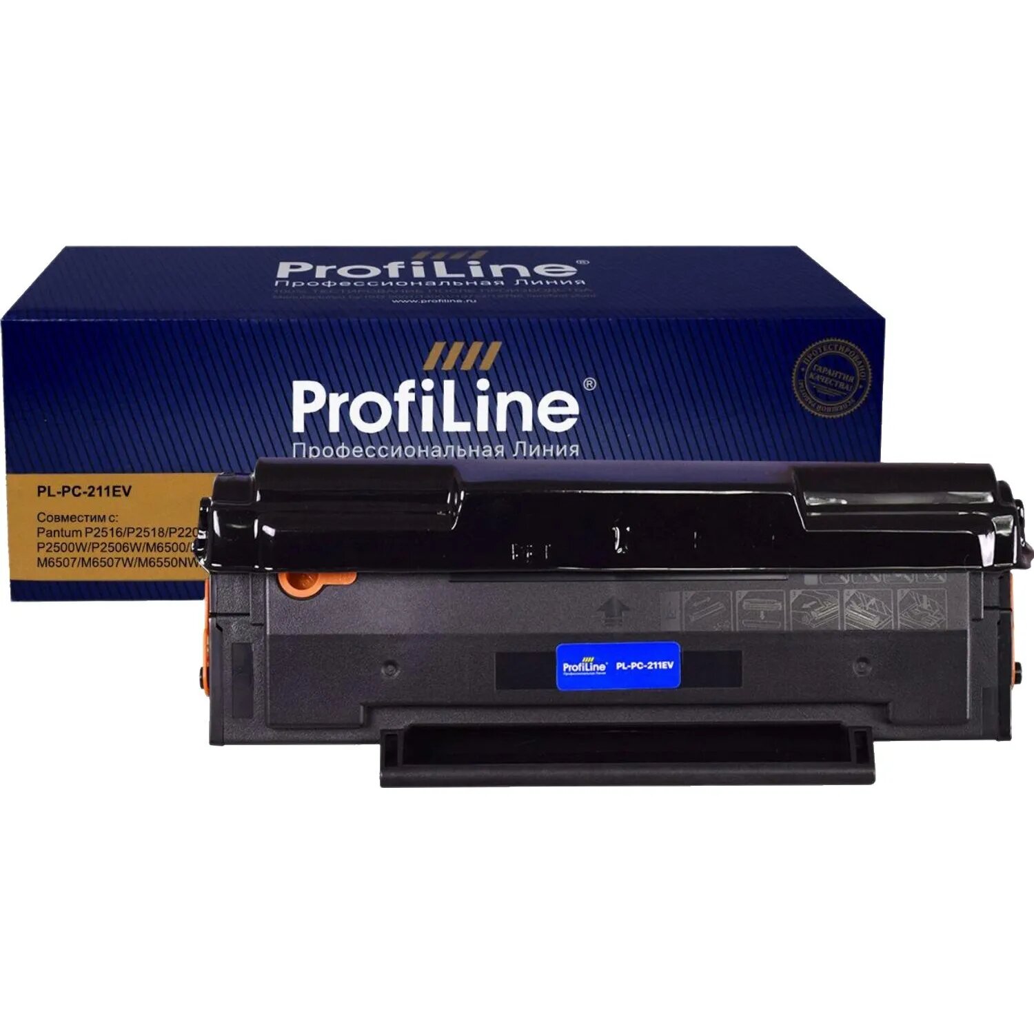 Тонер-картридж Profiline PC-211EV чер. для Pantum P2200/P2500/M6500/M6600