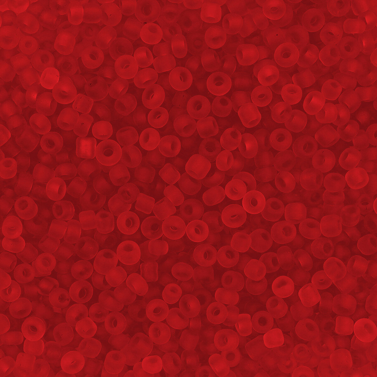 Бисер для плетения 11/0, 20г*10 упак, стекло, Astra&Craft (M5 красный, прозрачный матовый)