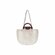 Сумка Longchamp Le Pliage Filet, фактура перфорированная, ecru