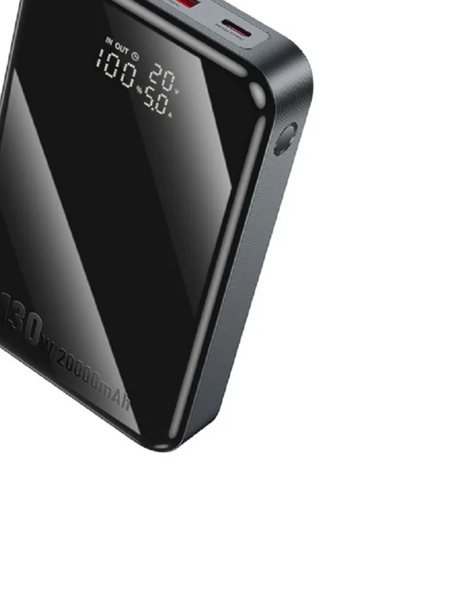 Внешний аккумулятор Hoco Q30A, для ноутбука, 130 W, 20 000 мА·ч, серый