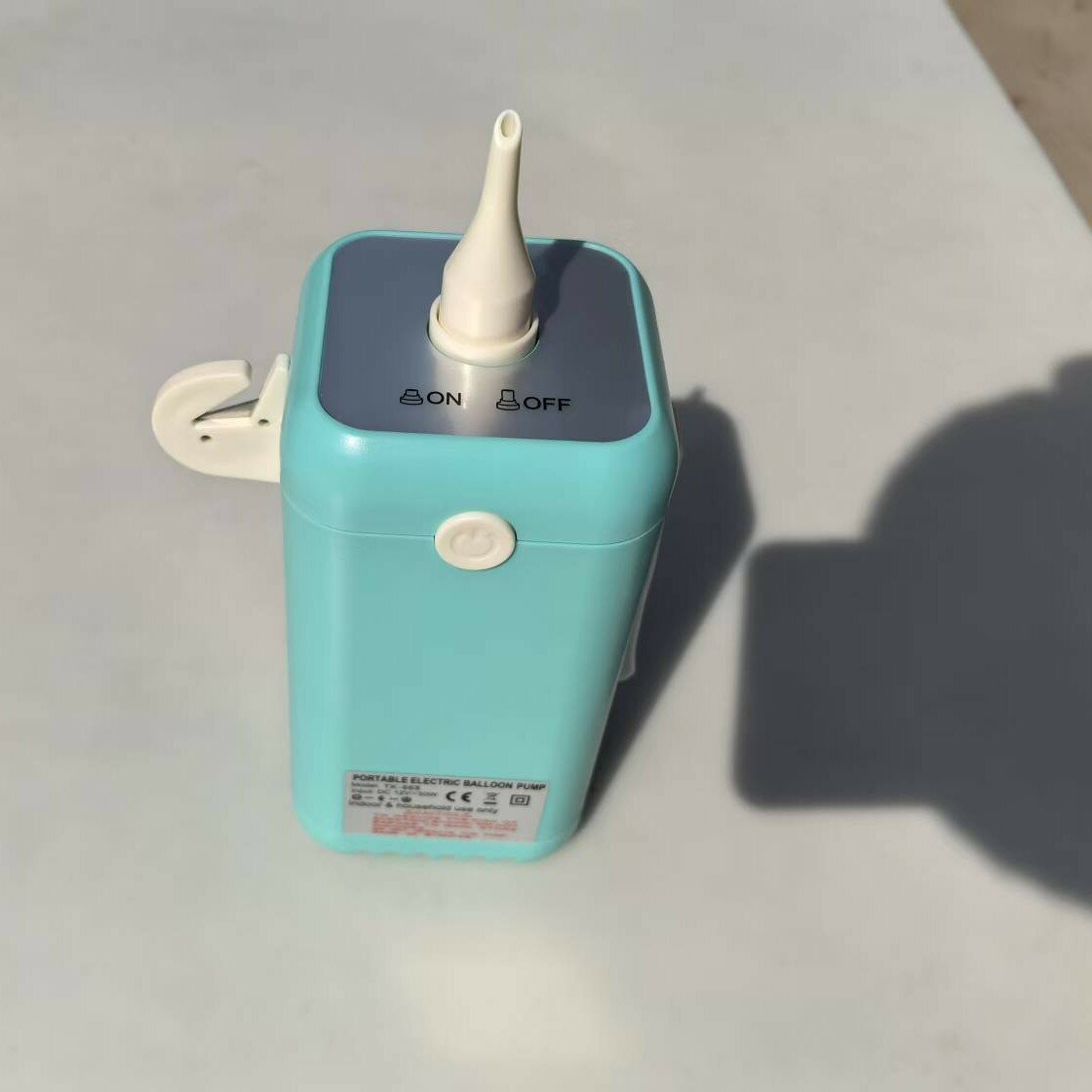Новый длинный электрический насос для шариков с двойным отверстием и двойным слоем, портативный электрический насос для шариков Bobo