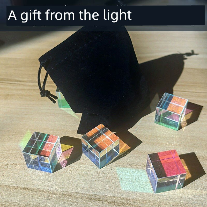 Калейдоскоп-четырехмерный куб-ловец солнца, волшебный куб, призма для комбинации цветов, снятие стресса, детская