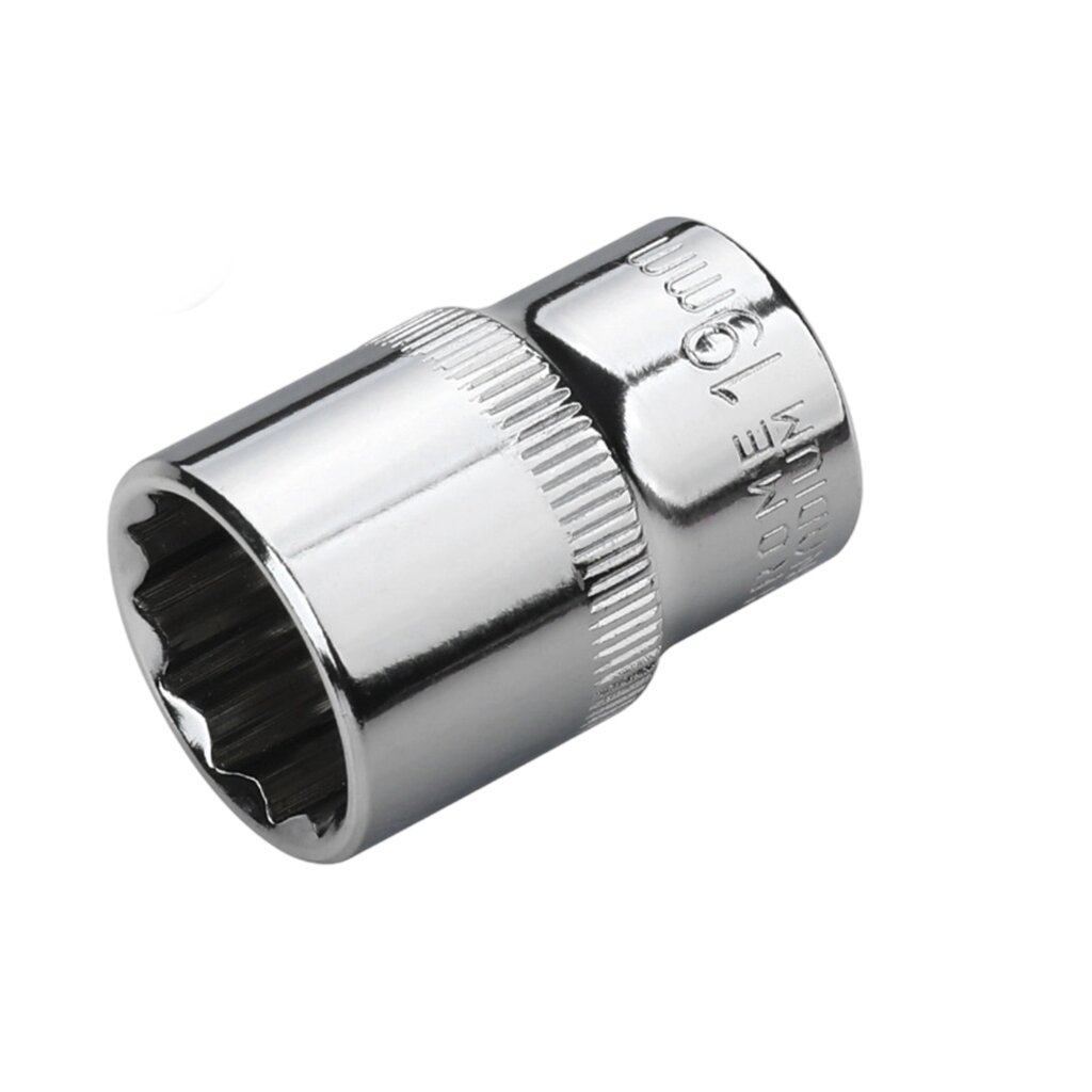 Сверхмощный 12-Точечный Короткий Торцевой Бит 1/2-дюймовый Привод 8-20 мм с Храповым Ключом для Ручного Инструмента для Ремонта Автомобилей