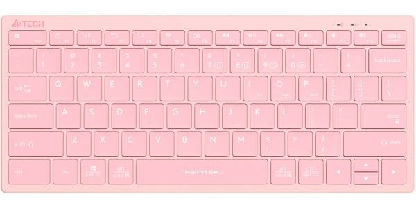 Клавиатура A4TECH "FBX51C", беспроводная, с подсветкой, пластик