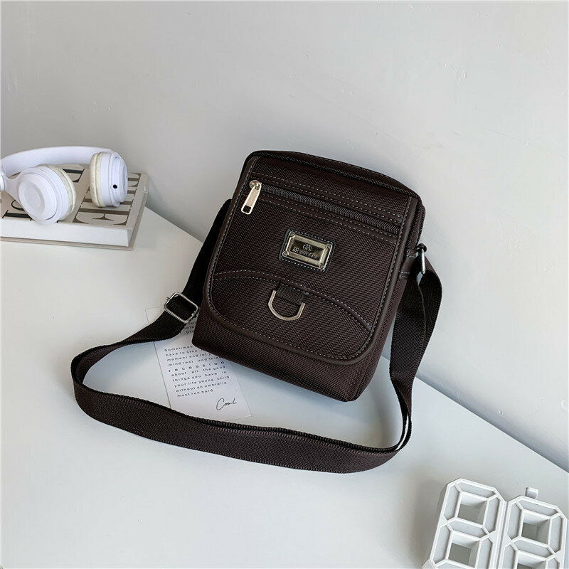 2026 Последний модный тренд Корейский стиль Мужская сумка Деловая мужская сумка Мужская сумка через плечо Маленький рюкзак из ткани Jin H3324