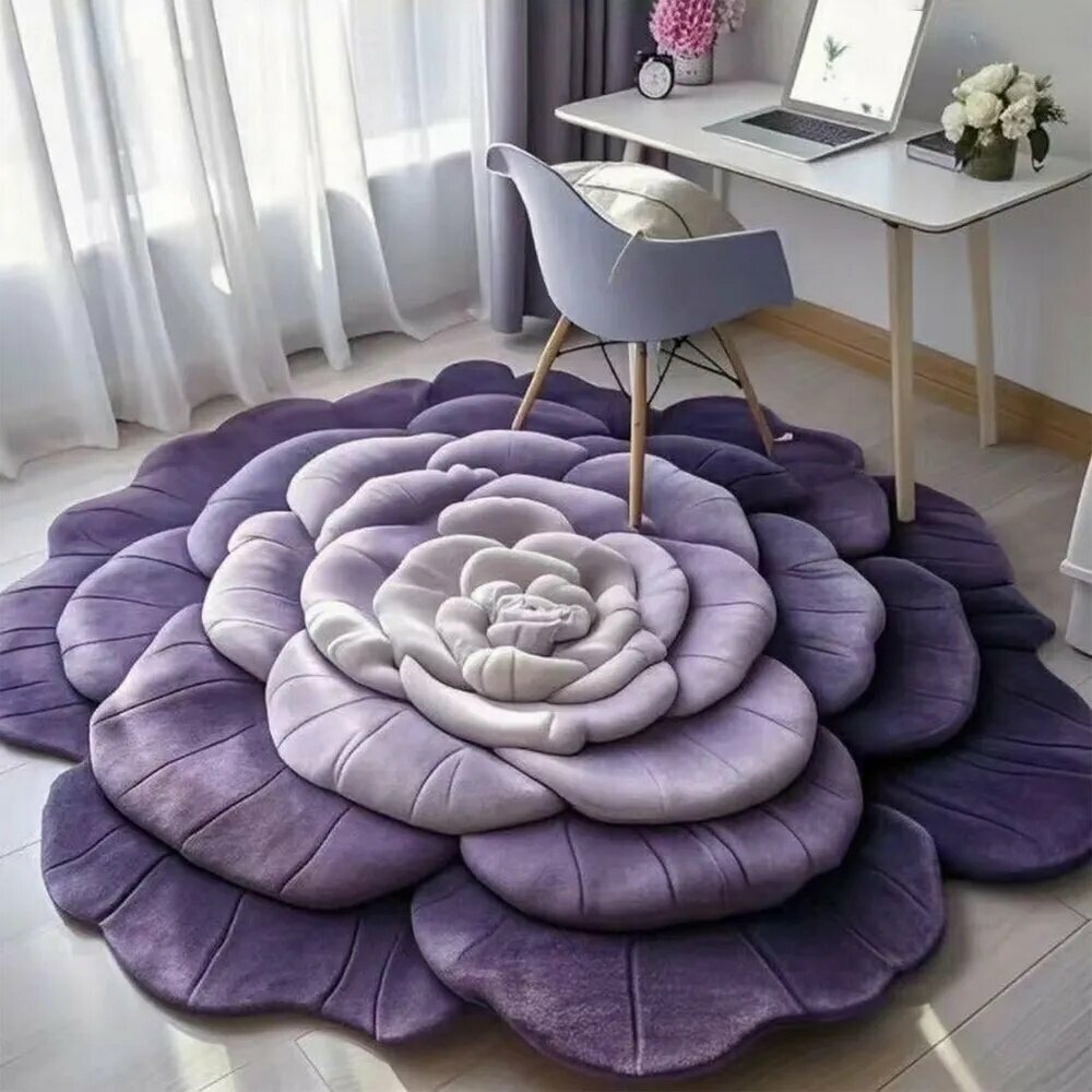 Ковер дорожка Розы 3D 80x80 см